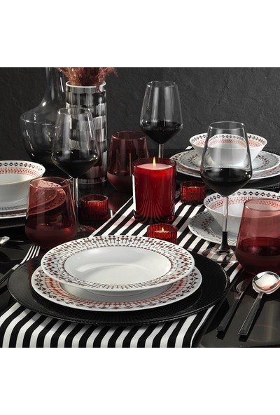 Kütahya Porselen Leonberg 24 Parça Yemek Takımı 11307