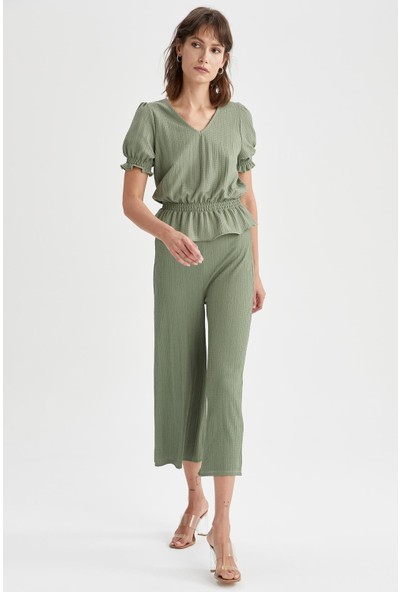 Defacto Basic Kapri Pantolon T4770AZ21SP Defacto Basic Kapri Pantolon T4770AZ21SP