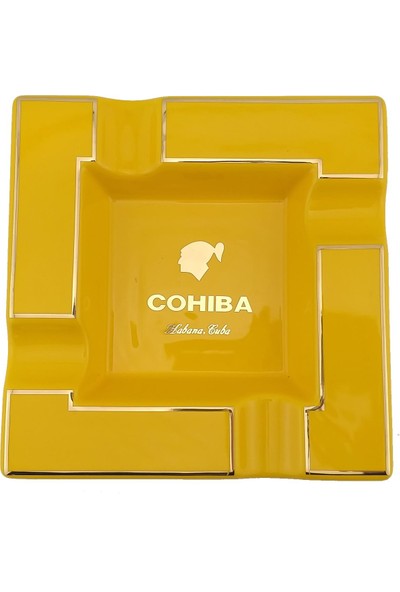 Cohiba Porselen Dörtlü Puro Küllüğü