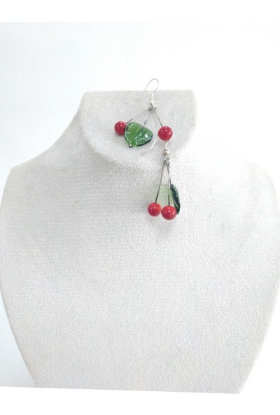 Emirdağ Kadın Kooperatifi Kiraz Cam Küpe