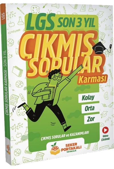 Şeker Portakalı Yayıncılık LGS Son 3 Yıl Çıkmış Sorular Karması