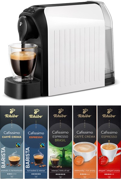 Tchibo Cafissimo Easy Beyaz + 5 Kapsül Tchibo Cafissimo Easy Beyaz + 5 Kapsül