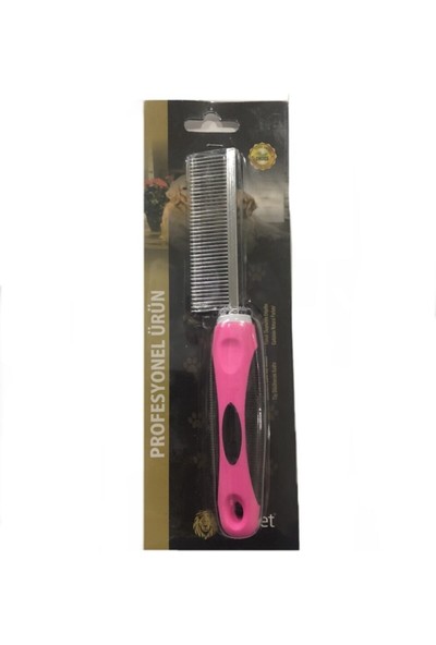 Lion Pet Kedi Köpek Keçe Açıcı Tarak Pembe Lion Pet Kedi Köpek Keçe Açıcı Tarak Pembe