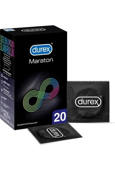 Durex Maraton 20'li Geciktiricili Prezervatif Durex Maraton 20'li Geciktiricili Prezervatif