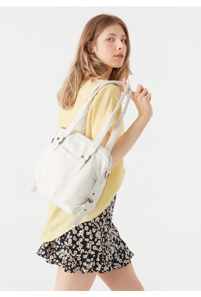 Mavi Kadın Beyaz Omuz Çantası 195213-620 Mavi Kadın Beyaz Omuz Çantası 195213-620