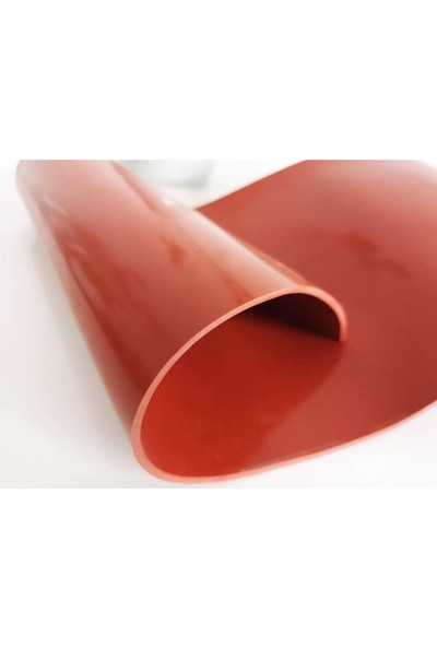 İmtek Silikon Levha Kırmızı 1mm Boy 1m En 0,5m