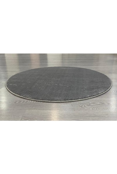 ERDEMİR HALI Gri Kaymaz Taban Yuvarlak Post Halı 90 x 90 ERDEMİR HALI Gri Kaymaz Taban Yuvarlak Post Halı 90 x 90