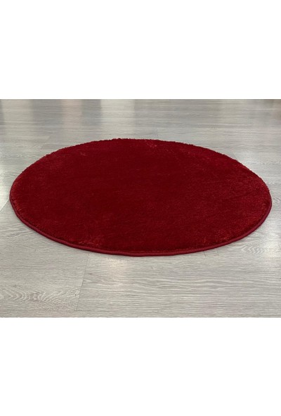 ERDEMİR HALI Kırmızı Kaymaz Taban Yuvarlak Post Halı 90 x 90 ERDEMİR HALI Kırmızı Kaymaz Taban Yuvarlak Post Halı 90 x 90