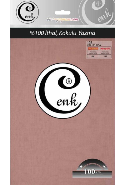 Cenk Düz Yazma Kirli Pudra 100 cm Poşetli Cenk Düz Yazma Kirli Pudra 100 cm Poşetli
