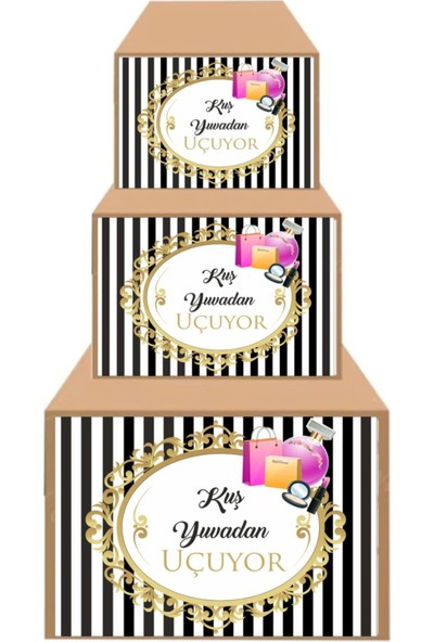 Hsn Çeyiz Kolisi Etiketi 12 Adet 20X30 cm Etiket Sticker