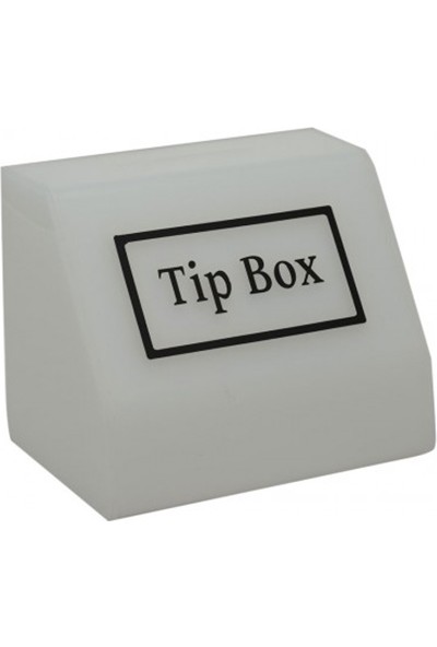 Karlobi Pleksi Tip Box - Bahşiş Kutusu Buz Beyaz Karlobi Pleksi Tip Box - Bahşiş Kutusu Buz Beyaz