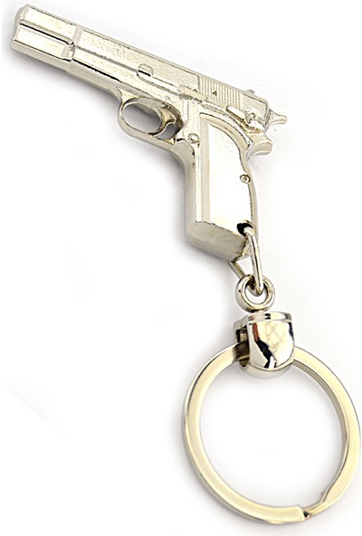 Anahtarlık Sepeti 14'li Tabanca Anahtarlık (Nikel)