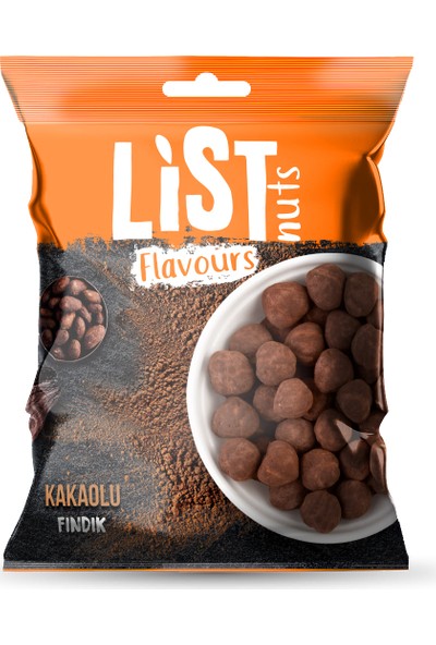 List Flavours List Nuts Flavours Kakaolu Fındık 100G List Flavours List Nuts Flavours Kakaolu Fındık 100G