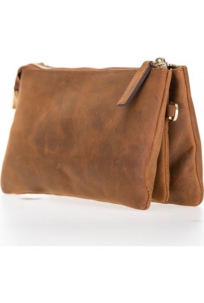 Bouletta Jaya Deri Kadın Çantası Büyük Boy G2 Kahverengi