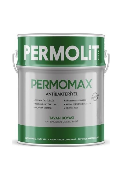 Permolit Permomax Antibakteriyel Tavan Boyası 20 kg Permolit Permomax Antibakteriyel Tavan Boyası 20 kg