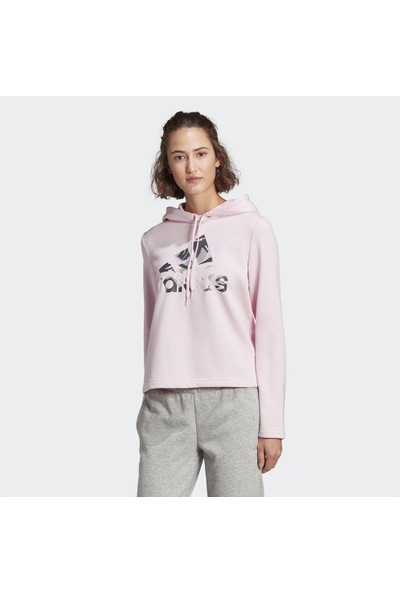 Adidas Essentials Camouflage Logo Hoodie Kadın Sweatshirt Adidas Essentials Camouflage Logo Hoodie Kadın Sweatshirt