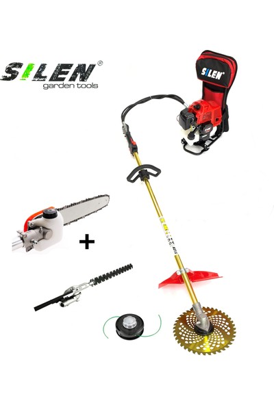 Silen Garden Tools Sırt Tırpan Çit Kesme Dal Budama Makinesi 3.2kw 4.6hp Silen Garden Tools Sırt Tırpan Çit Kesme Dal Budama Makinesi 3.2kw 4.6hp