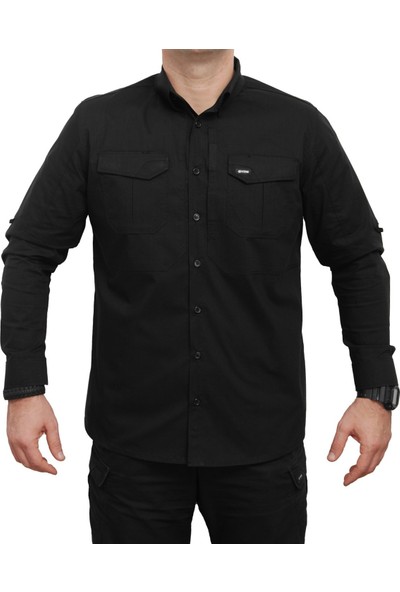 Yds Tactıcal Gömlek -Siyah (Güçlü Ve Esnek Tactical Gömlek) Yds Tactıcal Gömlek -Siyah (Güçlü Ve Esnek Tactical Gömlek)