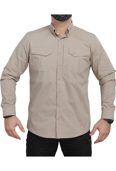 Yds Tactıcal Gömlek -Kum (Güçlü Ve Esnek Tactical Gömlek) Yds Tactıcal Gömlek -Kum (Güçlü Ve Esnek Tactical Gömlek)