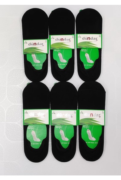 Dündar Erkek Bambu Babet Çorap Plus Dikişsiz 6'lı