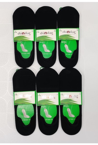 Dündar Erkek Bambu Babet Çorap Plus Dikişsiz 6'lı