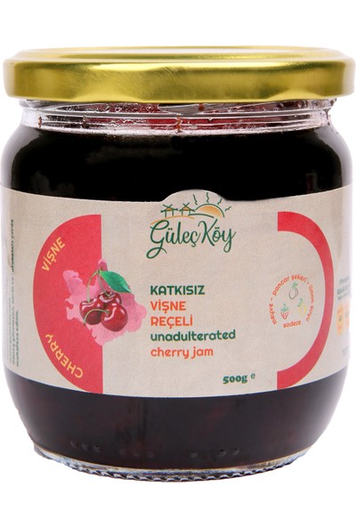 Güleçköy Katkısız Vişne Reçeli 500 gr Güleçköy Katkısız Vişne Reçeli 500 gr