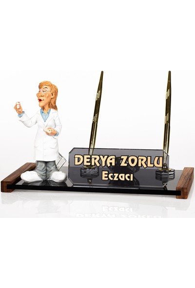 Isimlik Sepeti Isme Özel Kadın Eczacı Biblolu Masa Isimliği Kristal Isimlik Isimlik Sepeti Isme Özel Kadın Eczacı Biblolu Masa Isimliği Kristal Isimlik