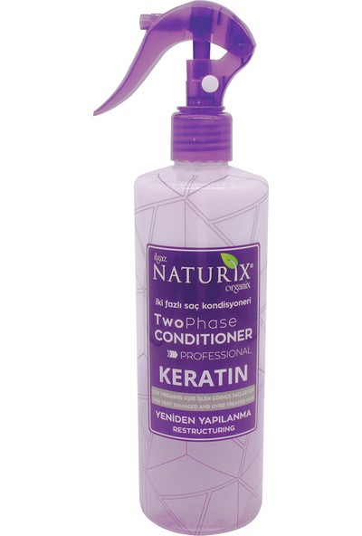 Naturix Profesyonel Keratin Bakım Iki Fazlı Durulanmaz Saç Kremi 400 ml Saç Kondisyoneri Fön Suyu Kolay Tarama Naturix Profesyonel Keratin Bakım Iki Fazlı Durulanmaz Saç Kremi 400 ml Saç Kondisyoneri Fön Suyu Kolay Tarama