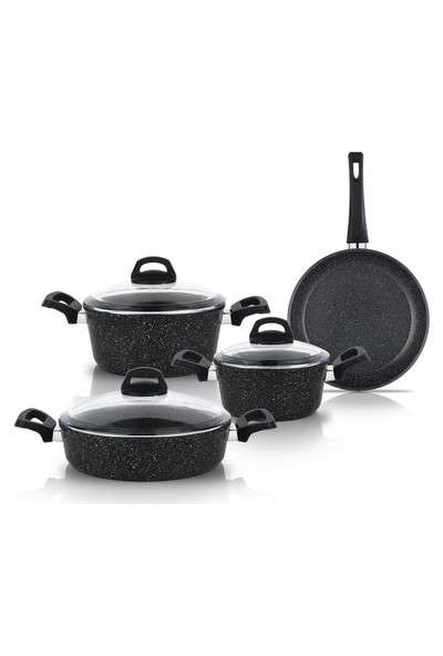 Schafer Stark 7 Parça Yanmaz Yapışmaz Tencere Seti Schafer Stark 7 Parça Yanmaz Yapışmaz Tencere Seti