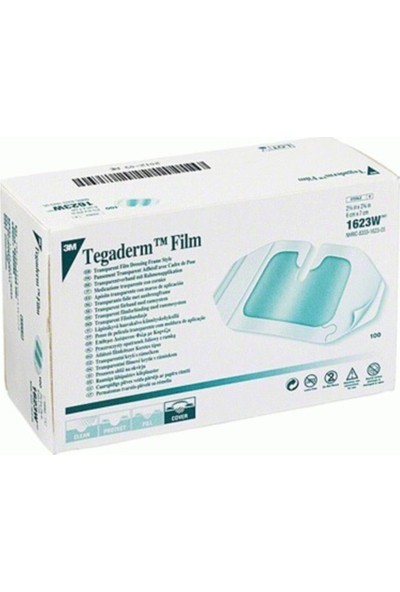 3M Tegaderm Film 1623W Su Geçirmez Örtü 6cm x 7cm 10'lu