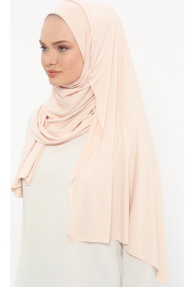 Pratik Düz Şal - Açık Bej - Ecardin