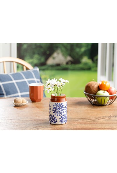 English Home Creative Vazo 8X8X12.7 cm Mavi