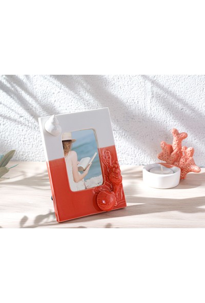 English Home Marine Çerçeve 13,8X10,5X2,5 cm Turuncu