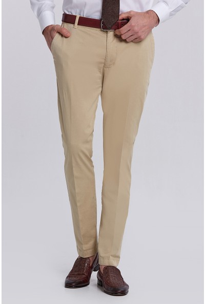 Hemington Kum Rengi Yazlık Chino Pantolon