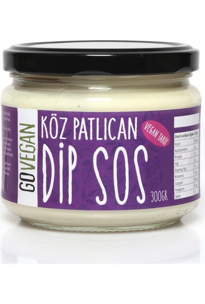 Go Vegan Köz Patlıcanlı Dip Sos