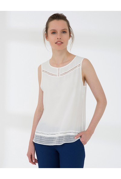 Pierre Cardin Kadın Beyaz Bluz 50202815-VR019