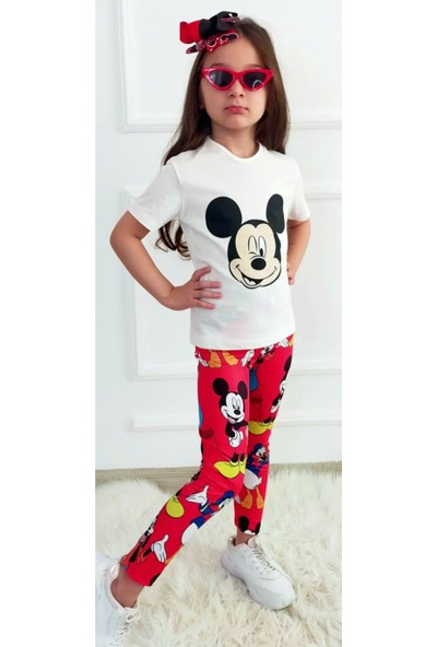 Pomegranate Mickey Mouse Desenli Eşofman Takım