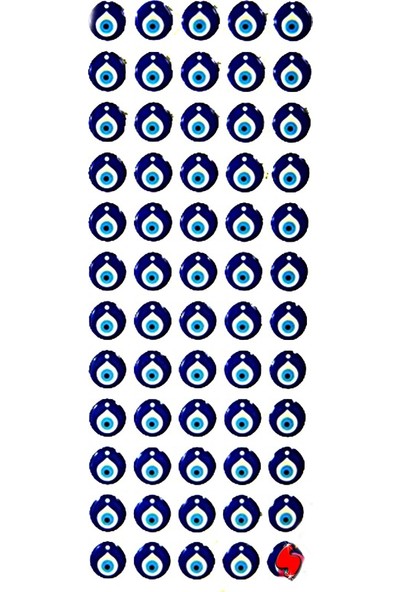 Süsle Bebek & Parti Nazar Boncuğu Sticker - 60 Adet Süsle Bebek & Parti Nazar Boncuğu Sticker - 60 Adet