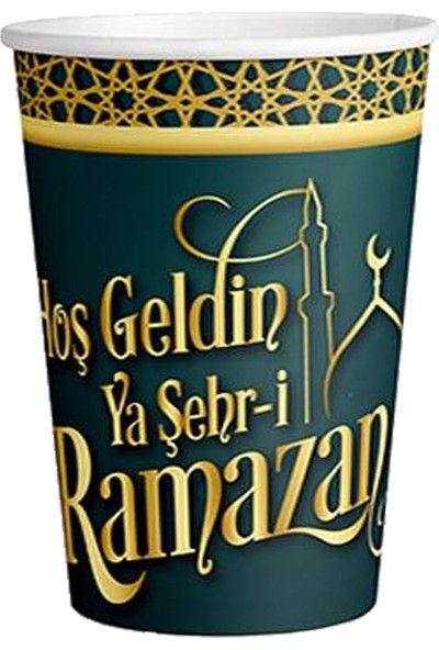 Süsle Bebek & Parti Hoşgeldin Ramazan Bardak - 8 Adet