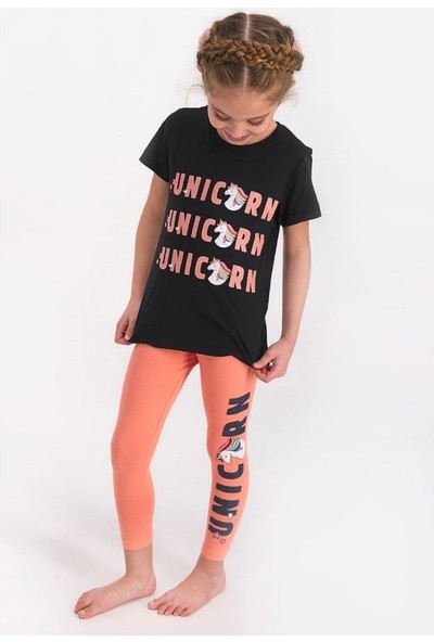 RolyPoly Unicorn Kız Çocuk Taytlı T-Shirt Takım
