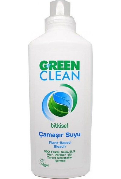 Green Clean Bitkisel Çamaşır Suyu 1000 ml Green Clean Bitkisel Çamaşır Suyu 1000 ml