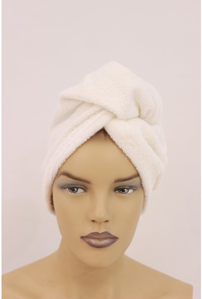 Ender Home Düğmeli Saç Kurulama Bonesi Bukle Baş Havlusu Saç Kurutma Bonesi