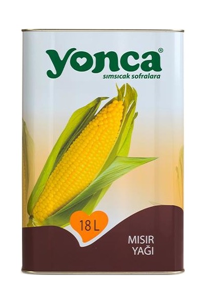 Yonca Mısırözü Yağ Teneke 18 Lt Yonca Mısırözü Yağ Teneke 18 Lt