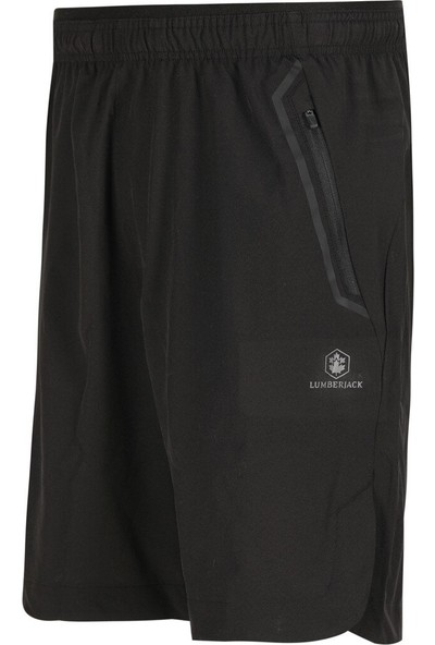 Lumberjack CT167 Leon Woven Short Siyah Erkek Şort
