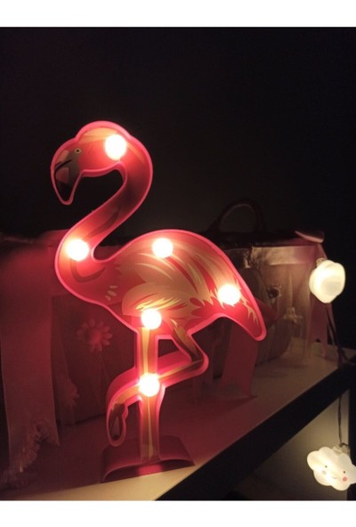 Star Global Dekoratif 3D LED Flamingo Gece Lambası 22 cm Star Global Dekoratif 3D LED Flamingo Gece Lambası 22 cm