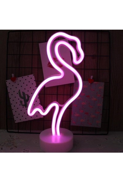 Star Global Flamingo Neon LED Işıklı Masa Lambası Dekoratif LED Neon Lamp Star Global Flamingo Neon LED Işıklı Masa Lambası Dekoratif LED Neon Lamp
