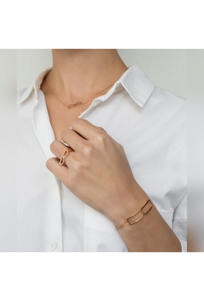 Sole Sisters Rıta Gümüş Bilezik - Rose