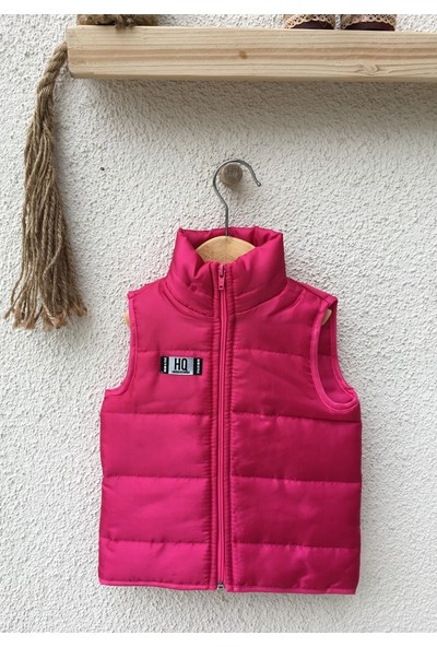 Pembe Renkli Pamuklu Çocuk Şişme Yelek