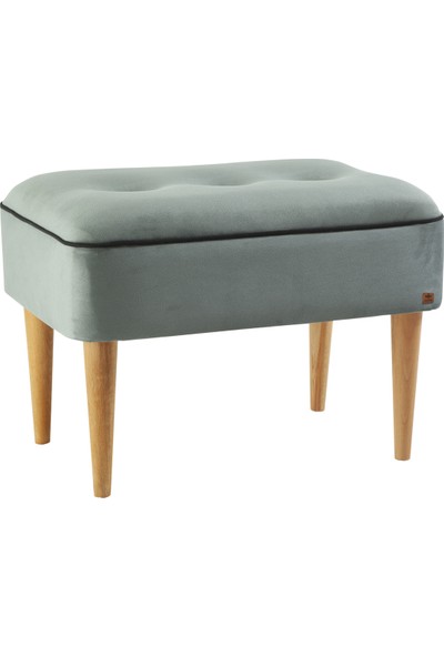 Versal Ahşap Ayaklı Bench Puf