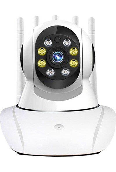 Wificam LED Aydınlatmalı 5 Antenli 360 Motorlu 1080P Wifi Kamera (Yoosee App) Wificam LED Aydınlatmalı 5 Antenli 360 Motorlu 1080P Wifi Kamera (Yoosee App)